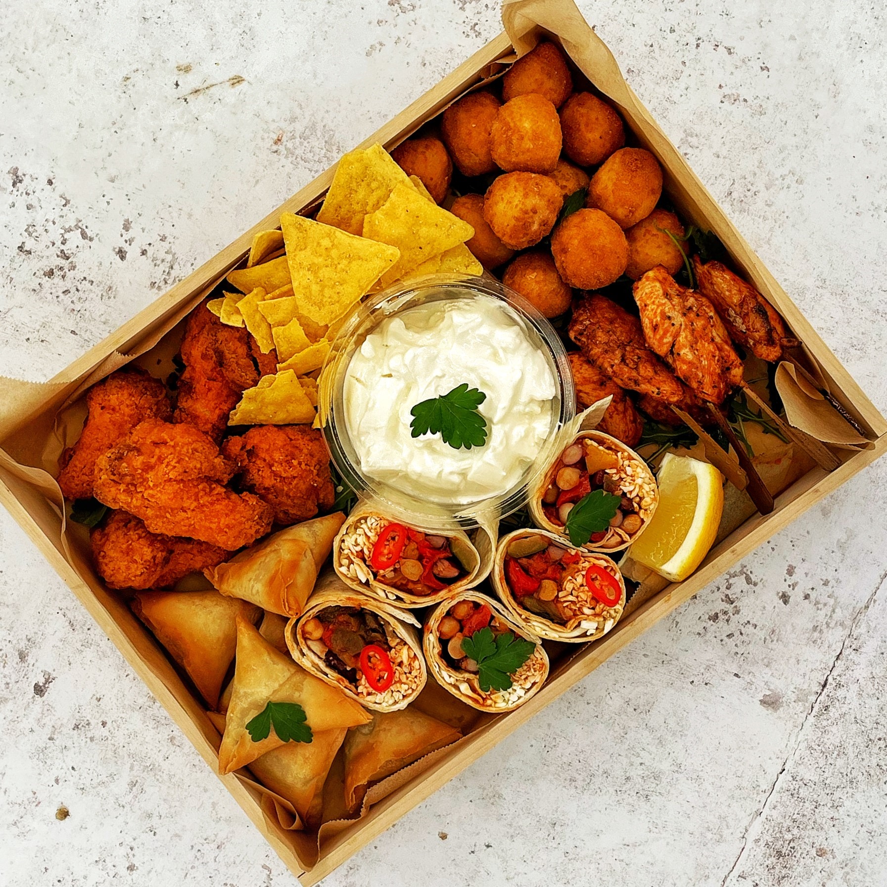 Sands Spicy Combo Platter