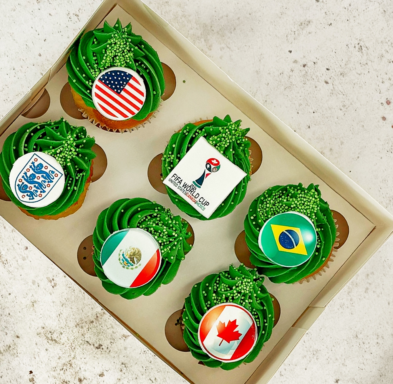 World Cup-cakes - Pick your nation
